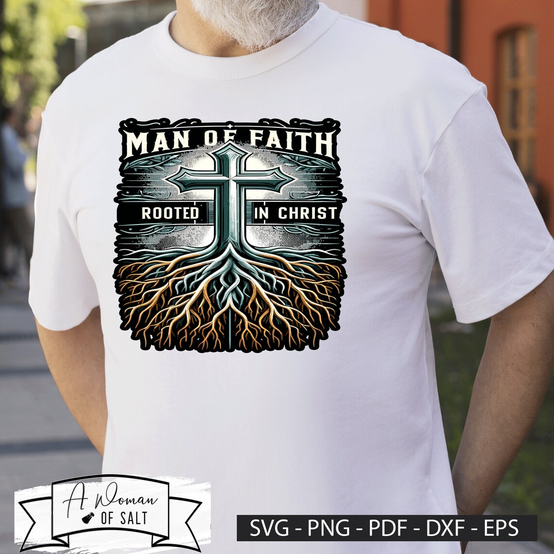 Christian Faith Svg Collection | Rooted in Christ Clipart | Man of ...