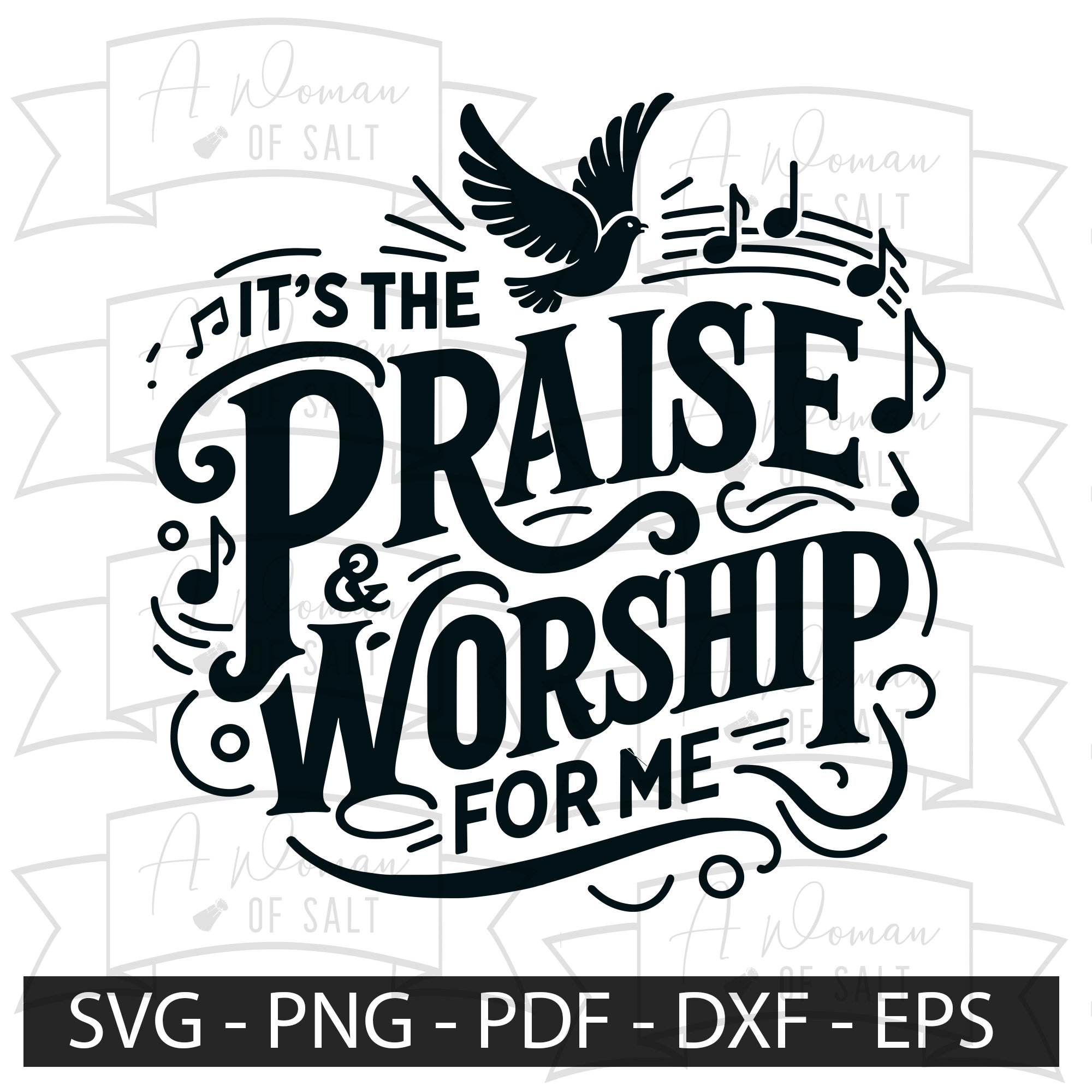 Praise & Worship Svg Files | Christian Gospel Worship Digital Downloads ...