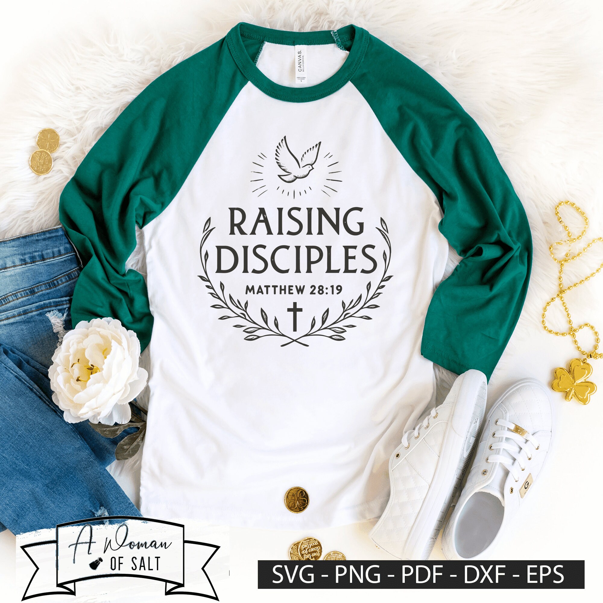 Raising Disciples Matthew 28:19 Svg Png Eps Pdf Dxf Christian Mom ...