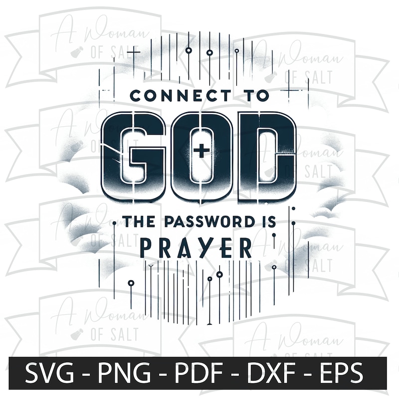 Connect With God Svg - Etsy