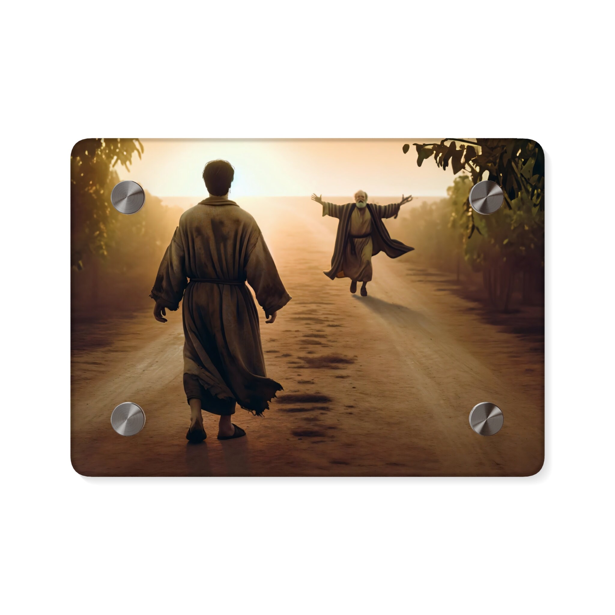The Prodigal Son Wall Art Luke 15 Bible Parable Christian Artwork Home ...