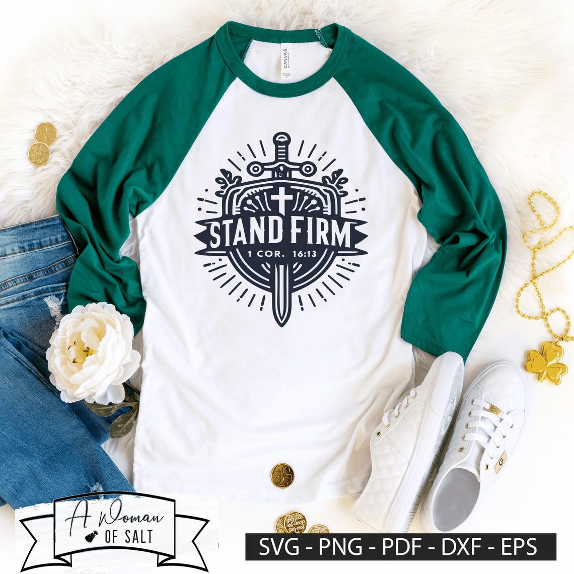 Stand Firm 1 Corinthians 16:13 Bible Verse Svg Png Eps Pdf Dxf ...