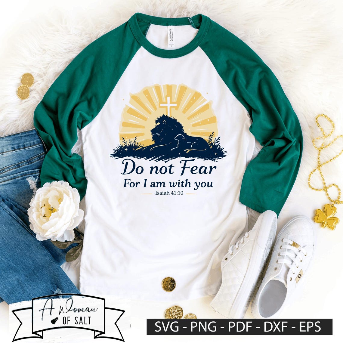 Do Not Fear for I Am With You Isaiah 41:10 Bible Verse Svg Png Eps Pdf ...