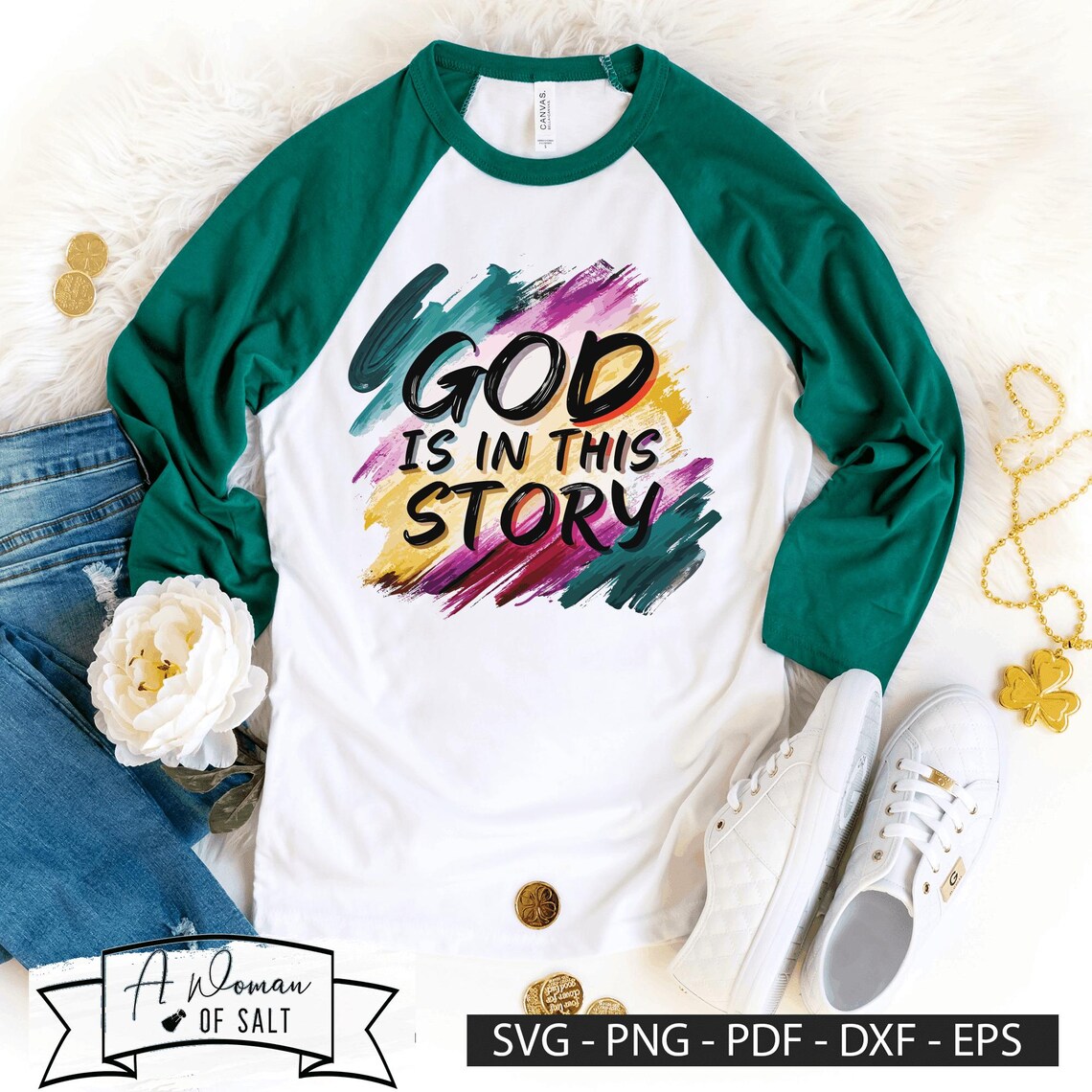 God is in This Story Svg Png Eps Pdf Dxf Christian Sublimation Digital ...
