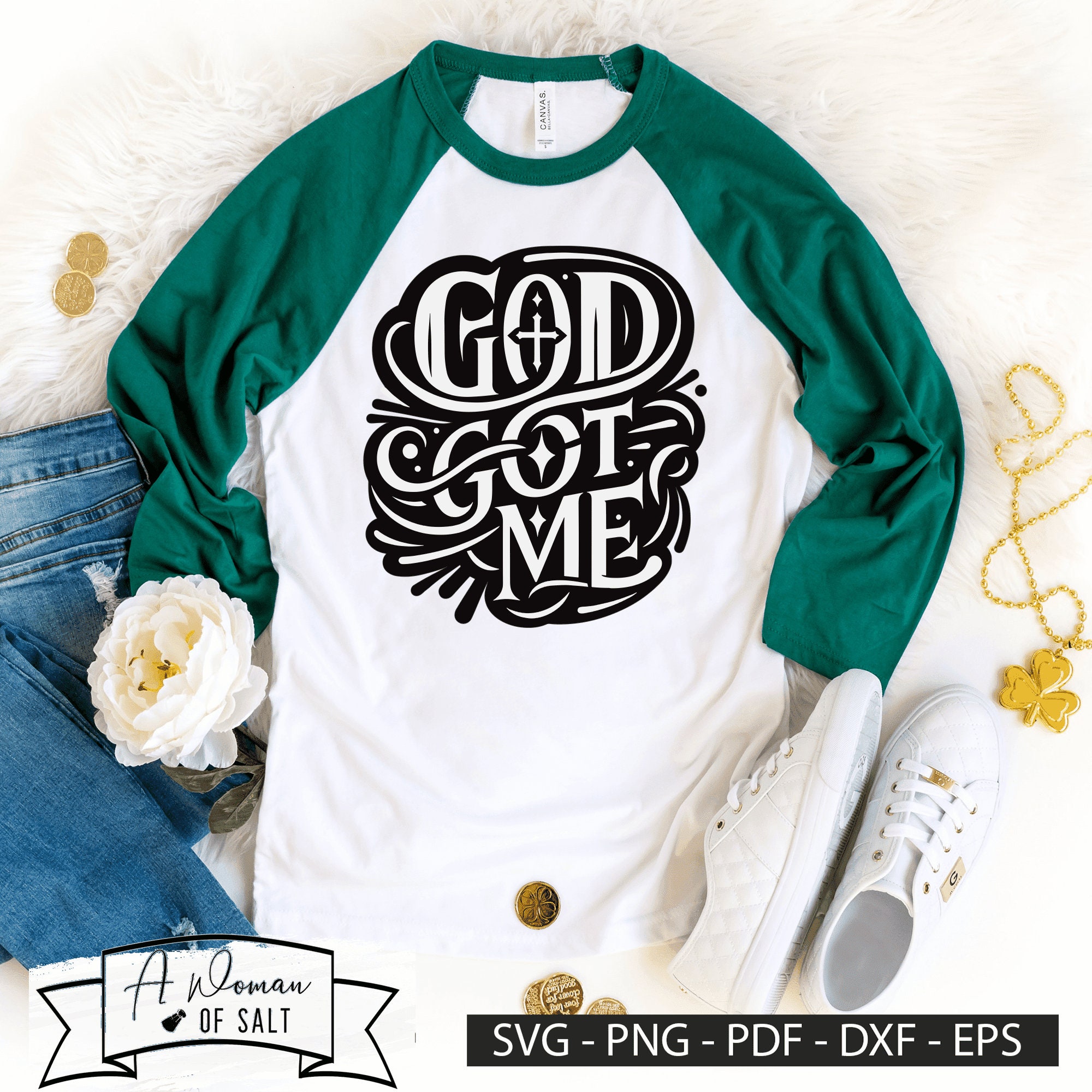 God Got Me Svg Bundle - Inspirational Christian Digital Files in Svg ...