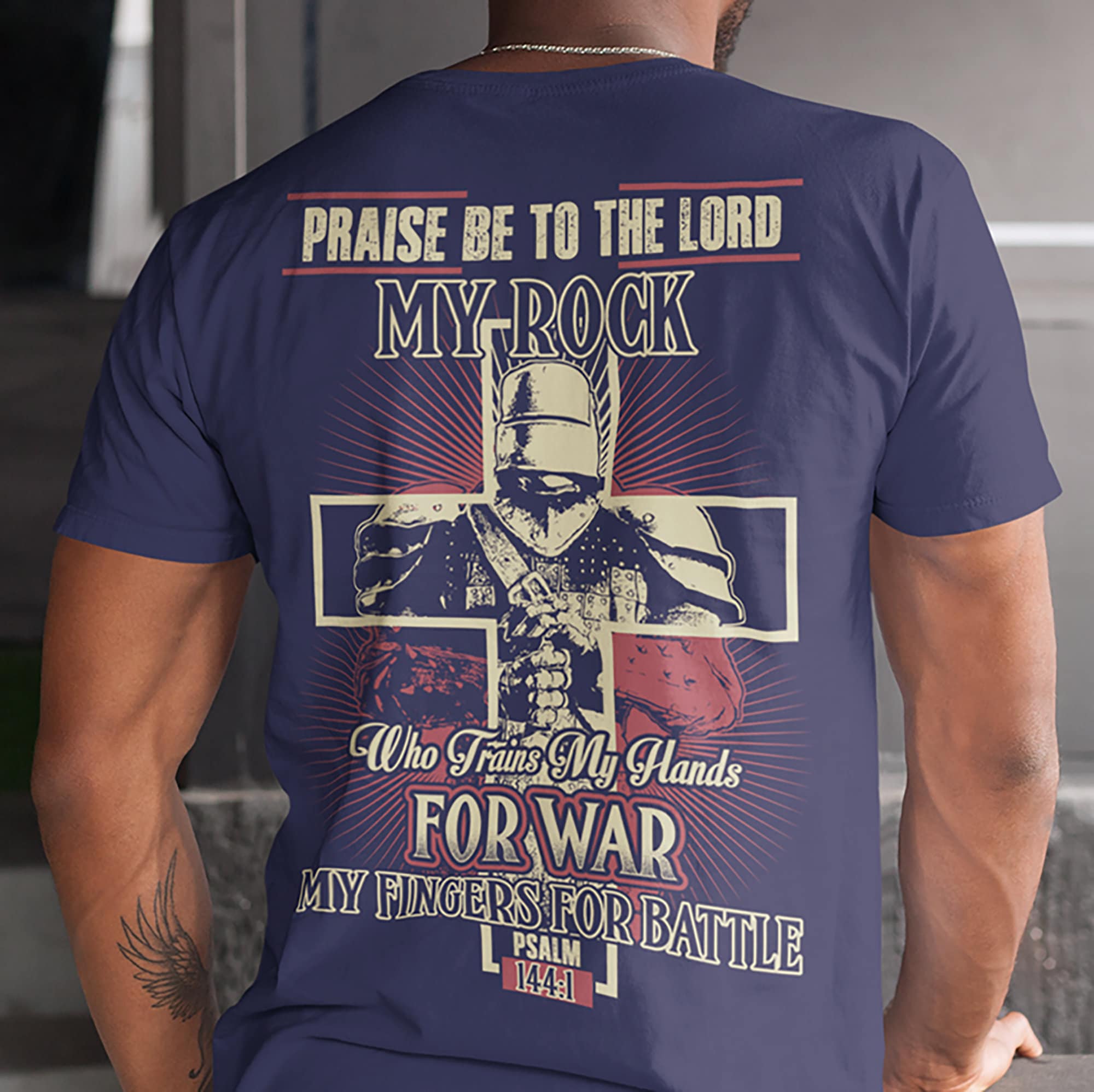 Psalms 144 1 Stencil