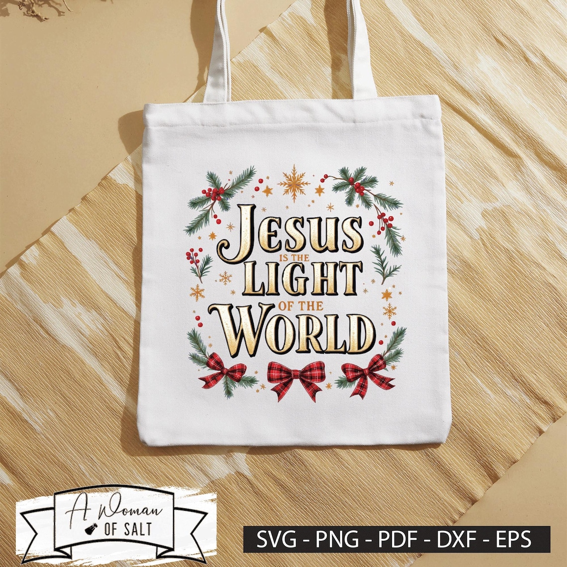 Jesus is the Light of the World Svg Png Eps Pdf Dxf Christian Digital ...