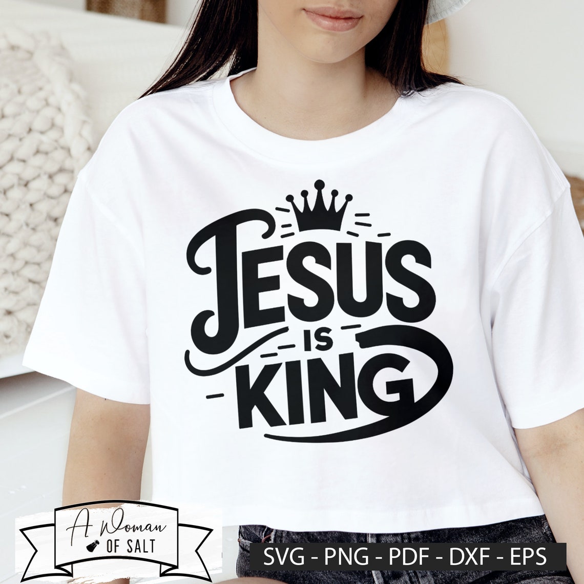 Jesus is King SVG - Christian Graphics Bundle | Scripture Vectors | God ...