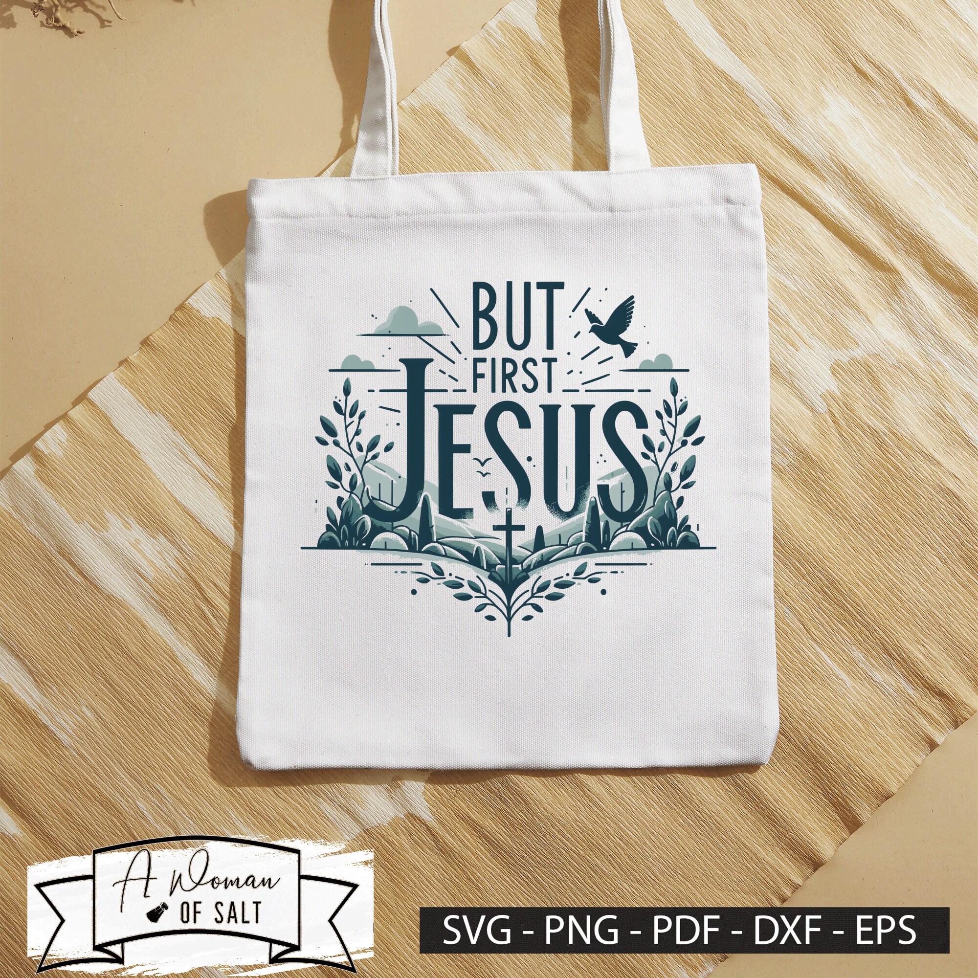 Christian Svg Files for Download: but First Jesus, Bible Verse, Faith ...