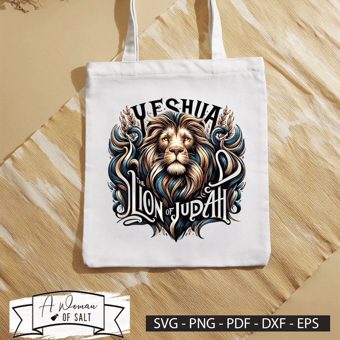 Yeshua the Lion of Judah - Svg/png/eps/pdf/dxf Christian Digital Files ...