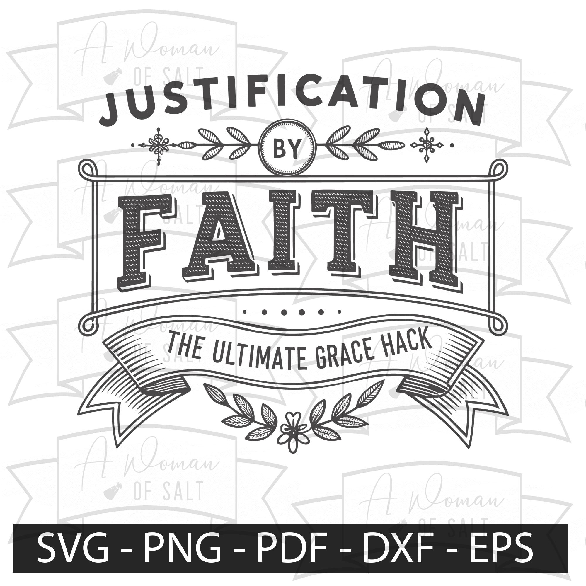 Justification by Faith, Christian Reformation Day Design, Funny Faith ...