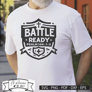 Psalm 144:1-2 Svg, Christian Dad Battle Ready Digital Files, Png, Eps ...