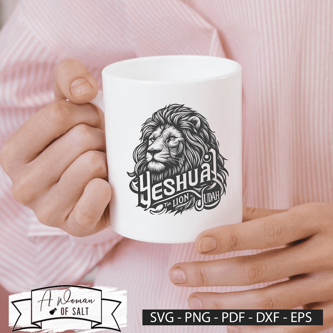 Yeshua the Lion of Judah Svg, Png, Eps, Pdf, Dxf Christian Digital ...