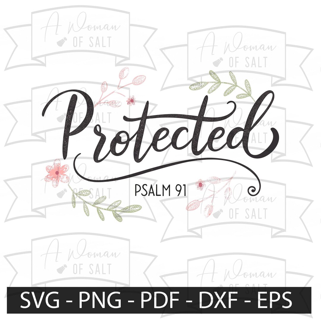 Psalm 91 Christian Sublimation Digital Cutting Files Bundle Svg Png Eps ...