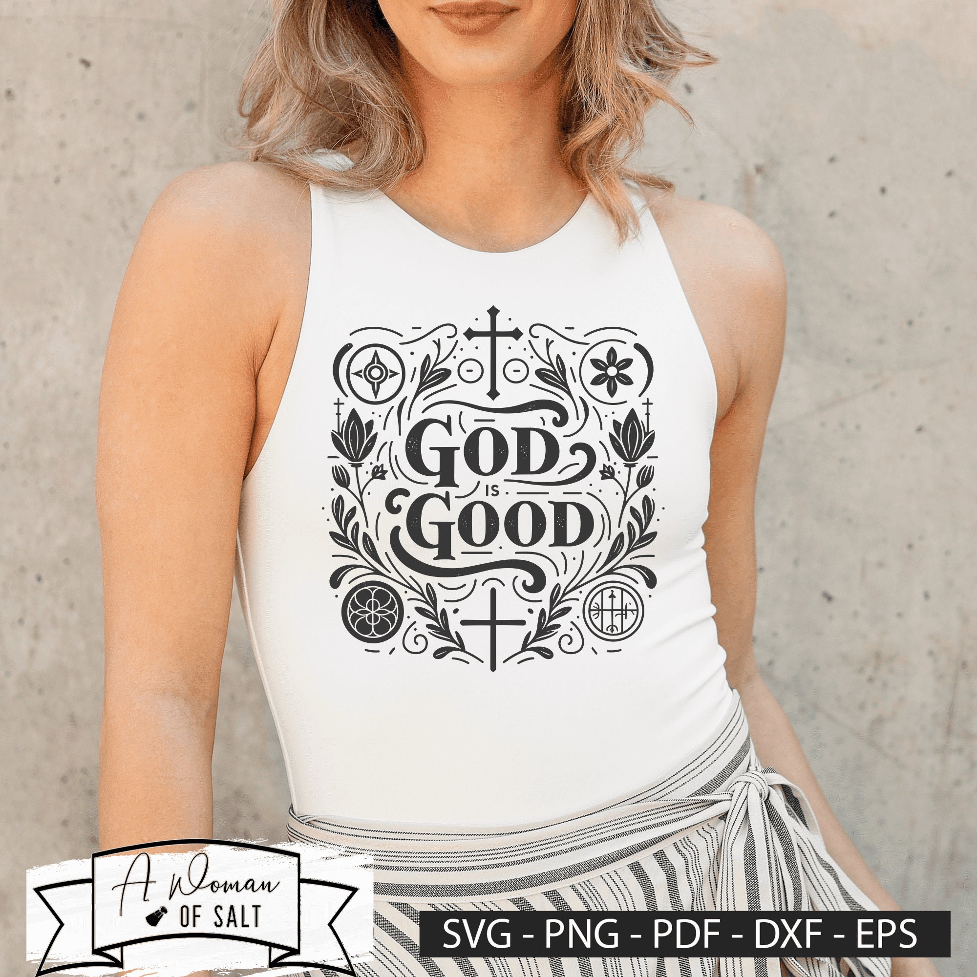 God is Good Svg, Christian Digital Files, Png Eps Pdf Dxf, Faith-based ...