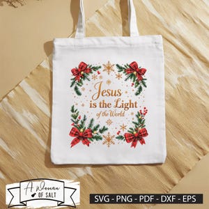 Jesus is the Light of the World Svg Png Eps Pdf Dxf Christian Digital ...