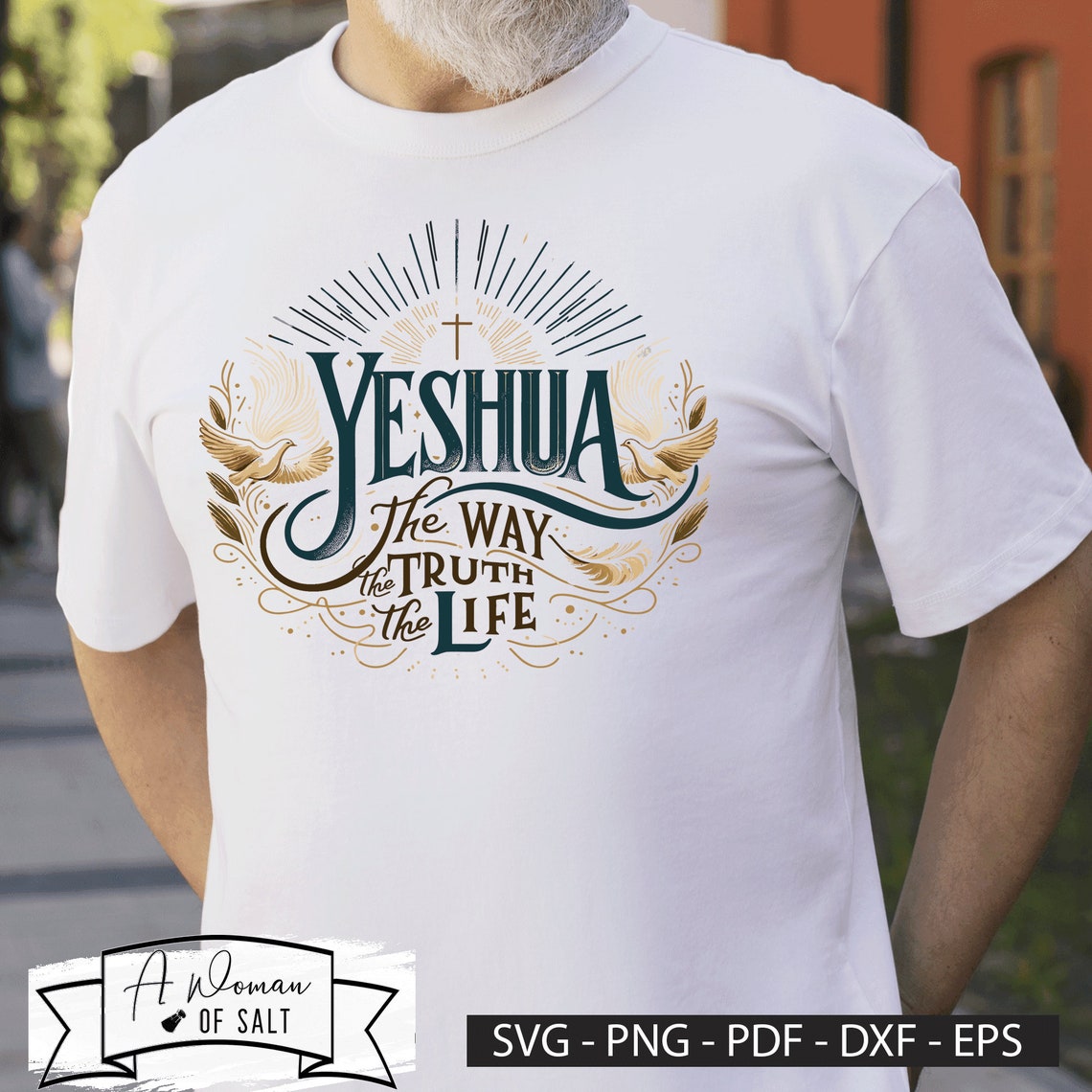 Yeshua the Way the Truth the Life Svg, Png, Eps, Pdf, Dxf Files ...