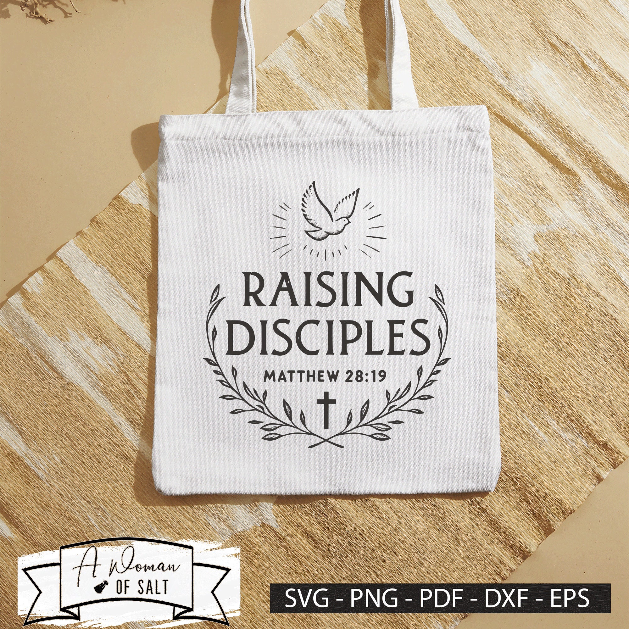 Raising Disciples Matthew 28:19 Svg Png Eps Pdf Dxf Christian Mom ...