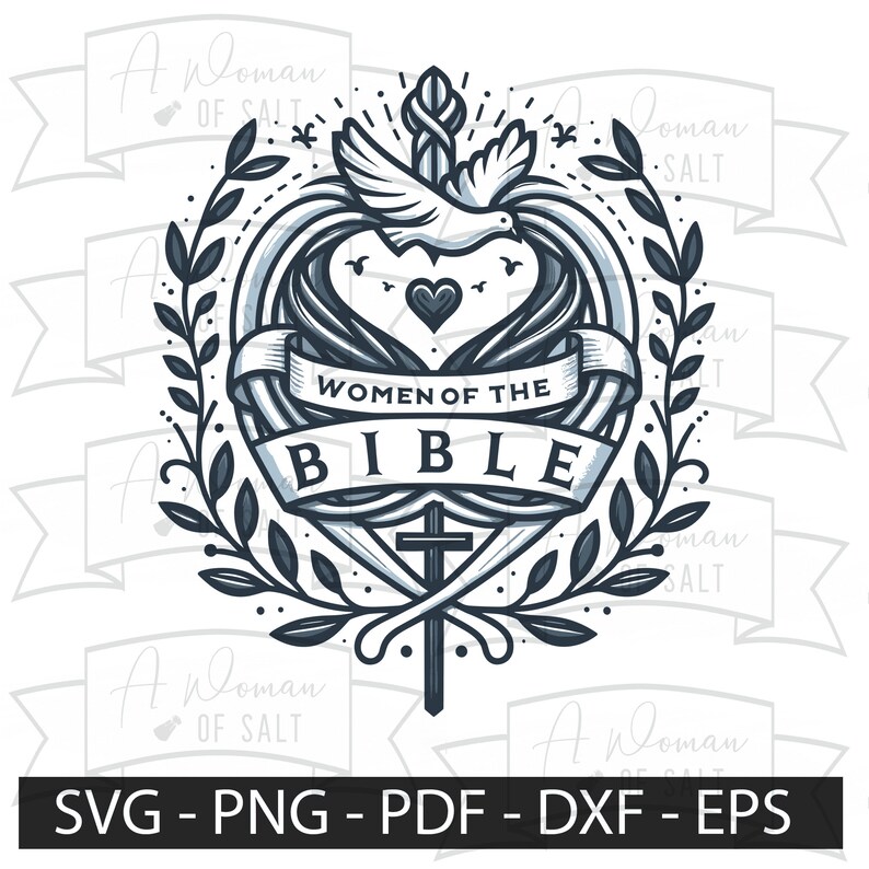 Women of the Bible Svg Png Eps Pdf Dxf Christian Mom Digital Files ...