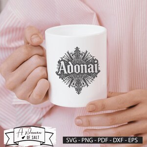 Adonai Christian Svg Bundle Faith Graphics for Sublimation Download Png ...