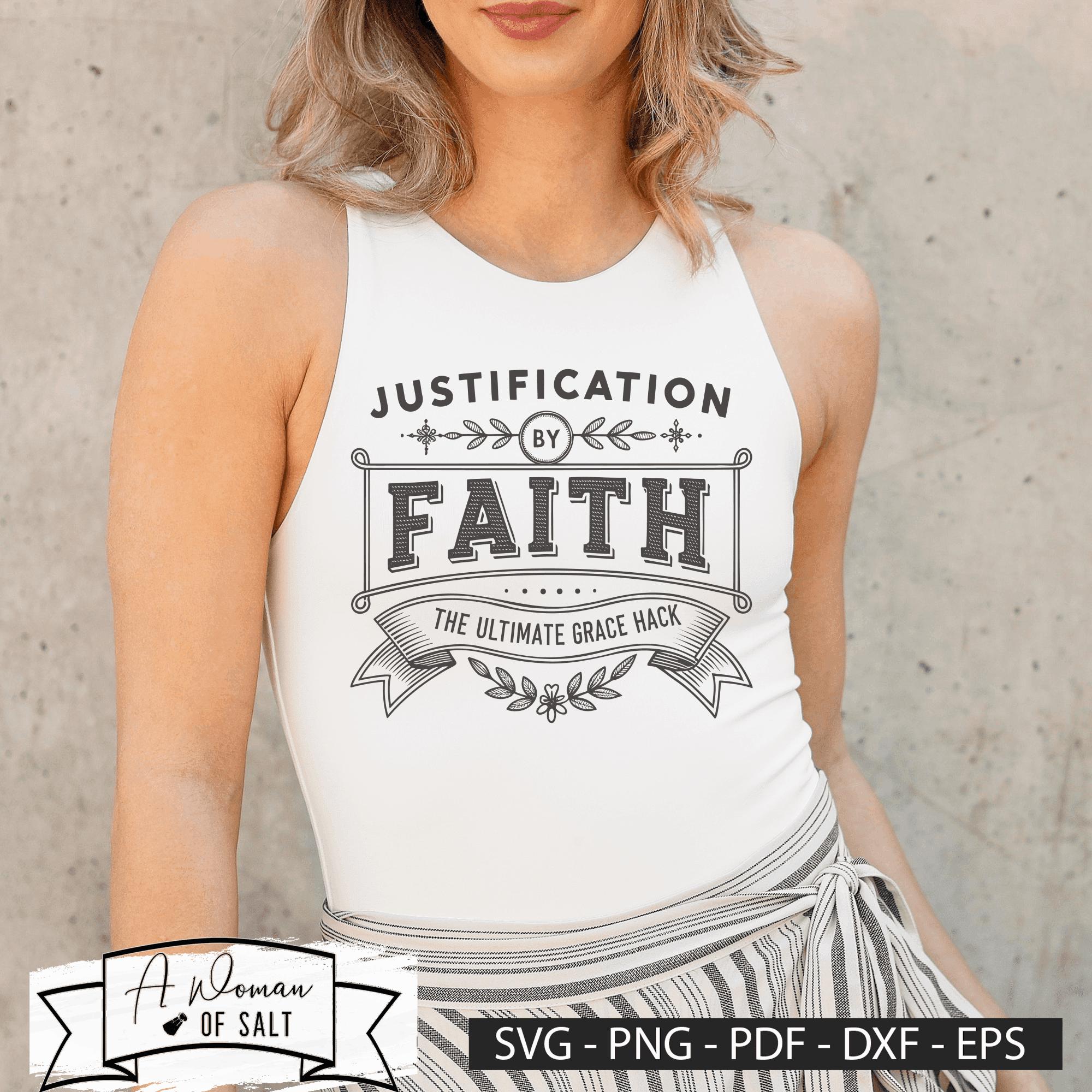 Justification by Faith, Christian Reformation Day Design, Funny Faith ...