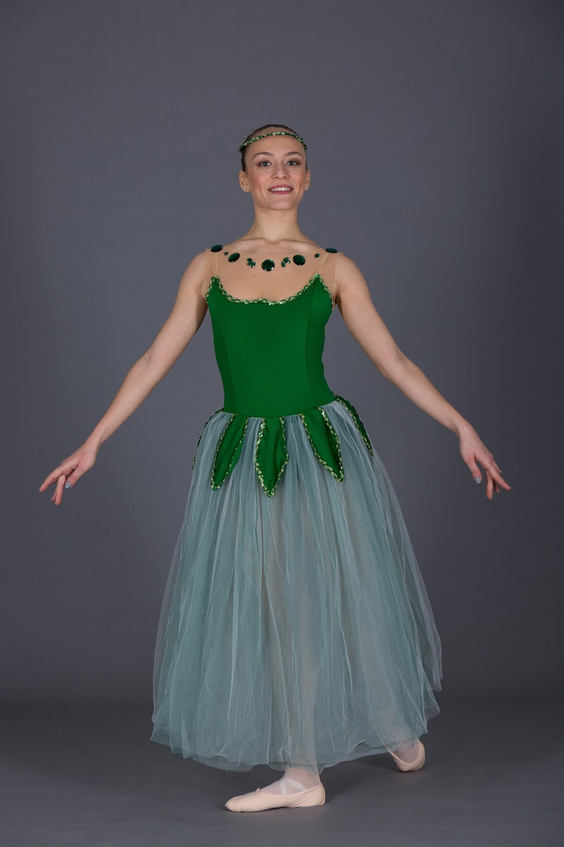 Professional Ballet Costume Emerald - Etsy