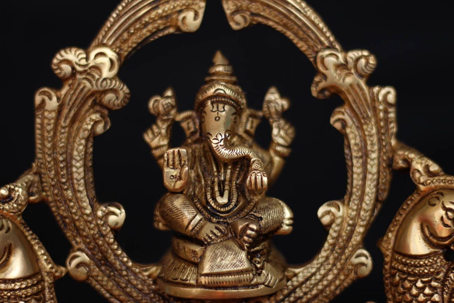 Ganesh Urli Brass Ganesha Urli Floating Diya Pot Temple | Etsy