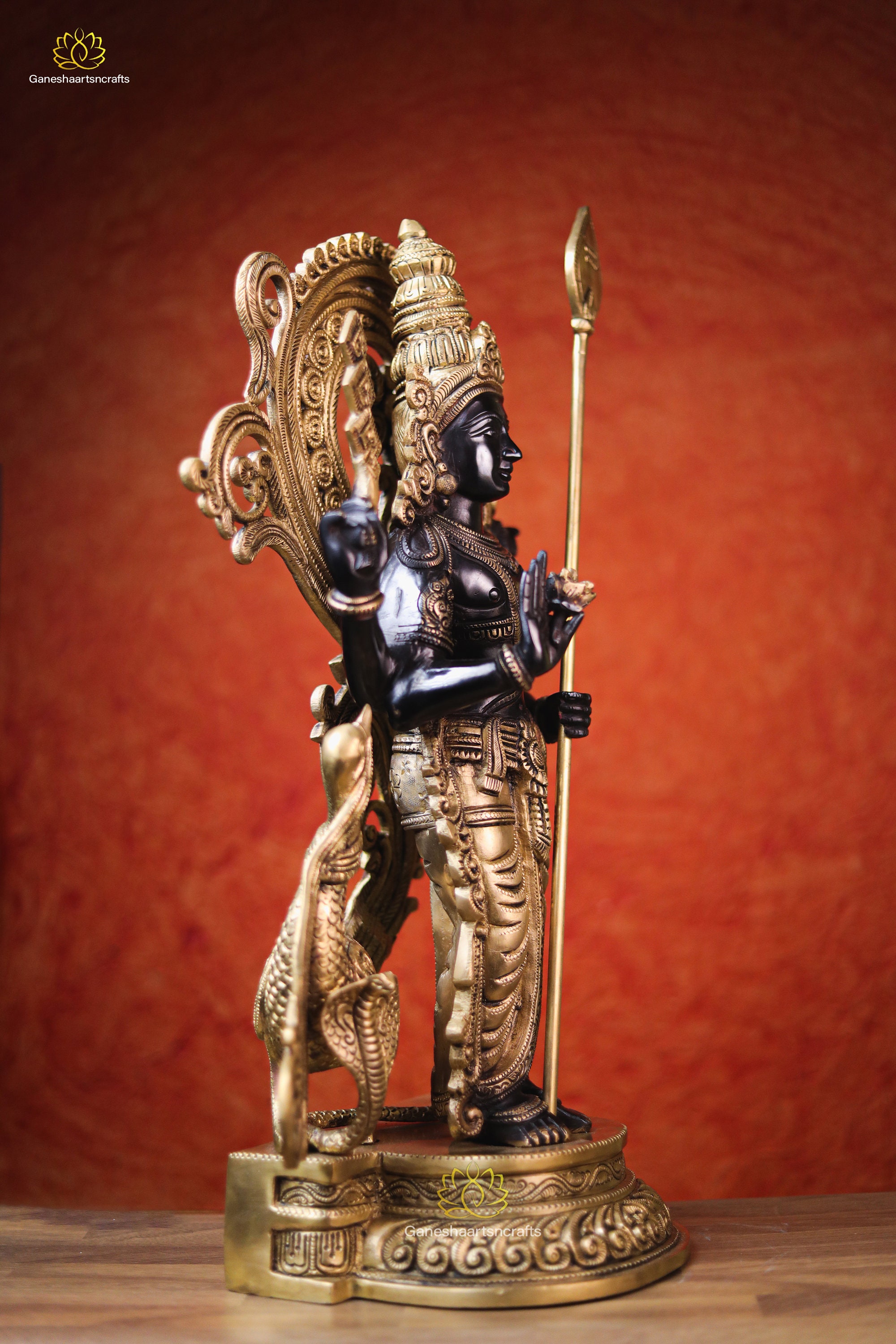 Large Brass Murugan Statue: Kartikeya, Son of Shiva - Etsy Canada