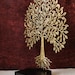 Bodhi Tree Buddha Statue Lord Buddh Brass Tree With Wood - Etsy