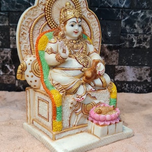 Kuber Statue | Lord Kuvera God | Kuberan | 18 Cmtall | God OF Wealth N ...
