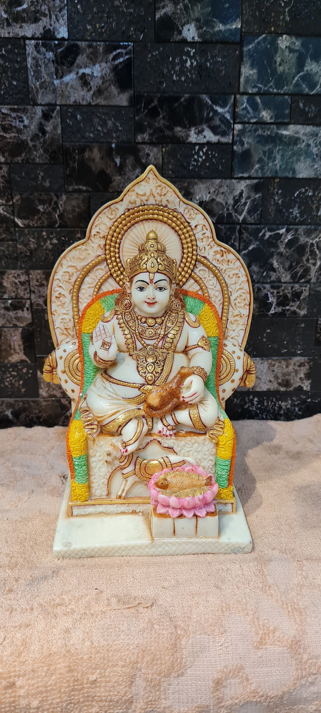 Kuber Statue | Lord Kuvera God | Kuberan | 18 Cmtall | God OF Wealth N ...