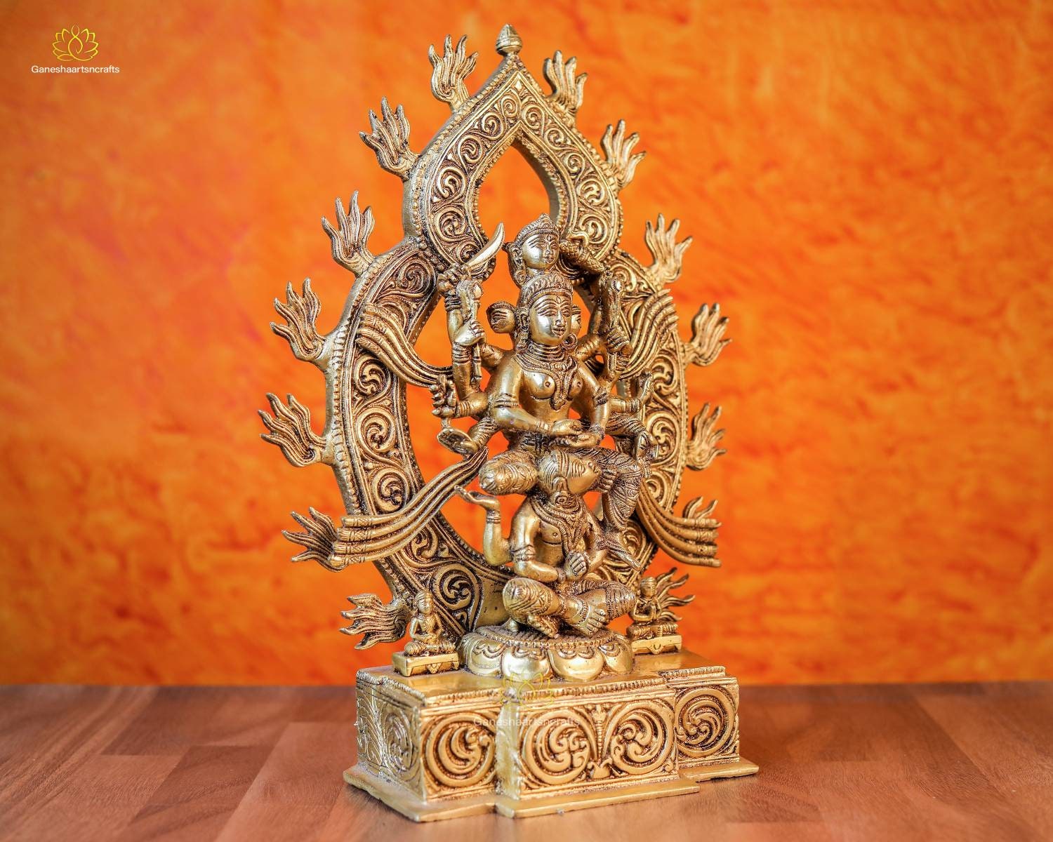 Brass Kamakhya Devi Statue: Tantric Goddess Kali Sculpture (34CM) - Etsy