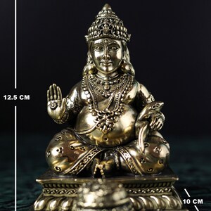 Kuber Idol | Lord Kuvera God | Kuberan | 12.5 Cmtall | God OF Wealth N ...