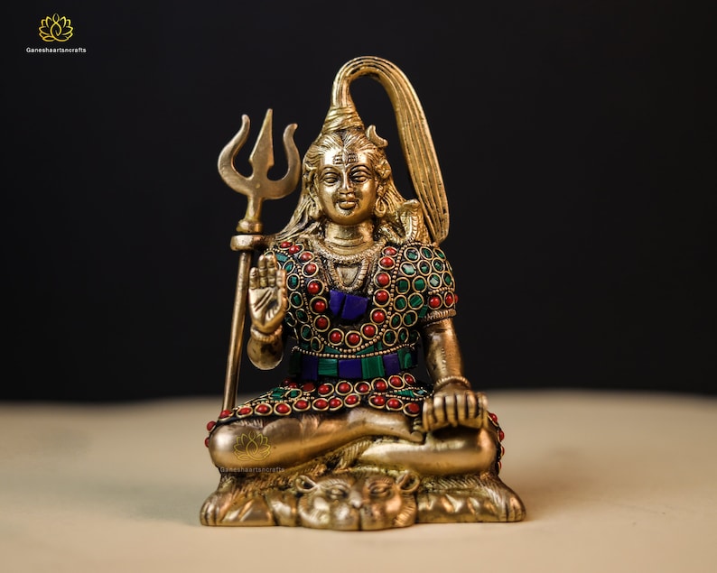 Shiva Statue Lord Shiva Idol Brass Small Shiv Shankara - Etsy
