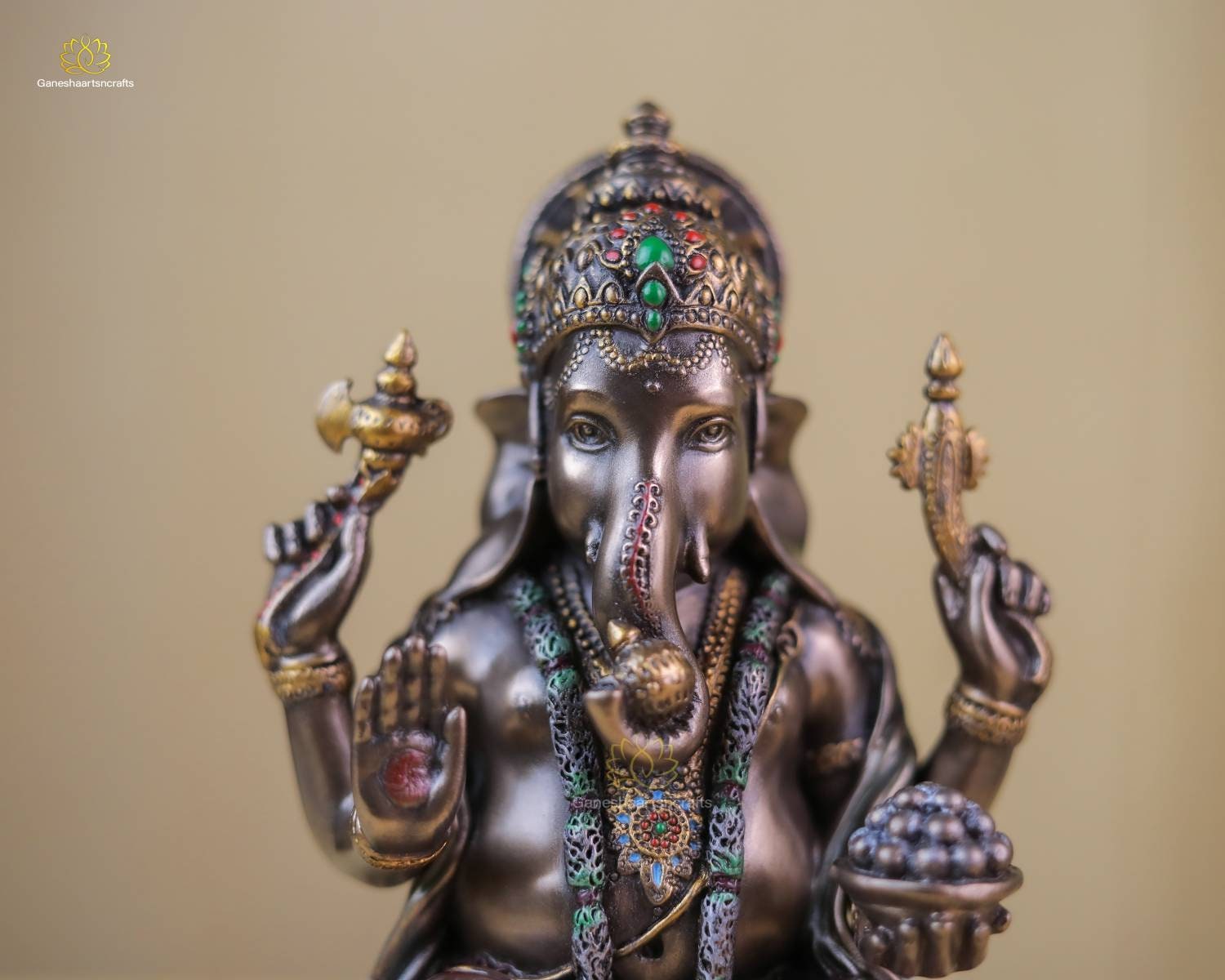 Ganesh Statue Lord Ganesha Sitting Ganesha Bronze | Etsy