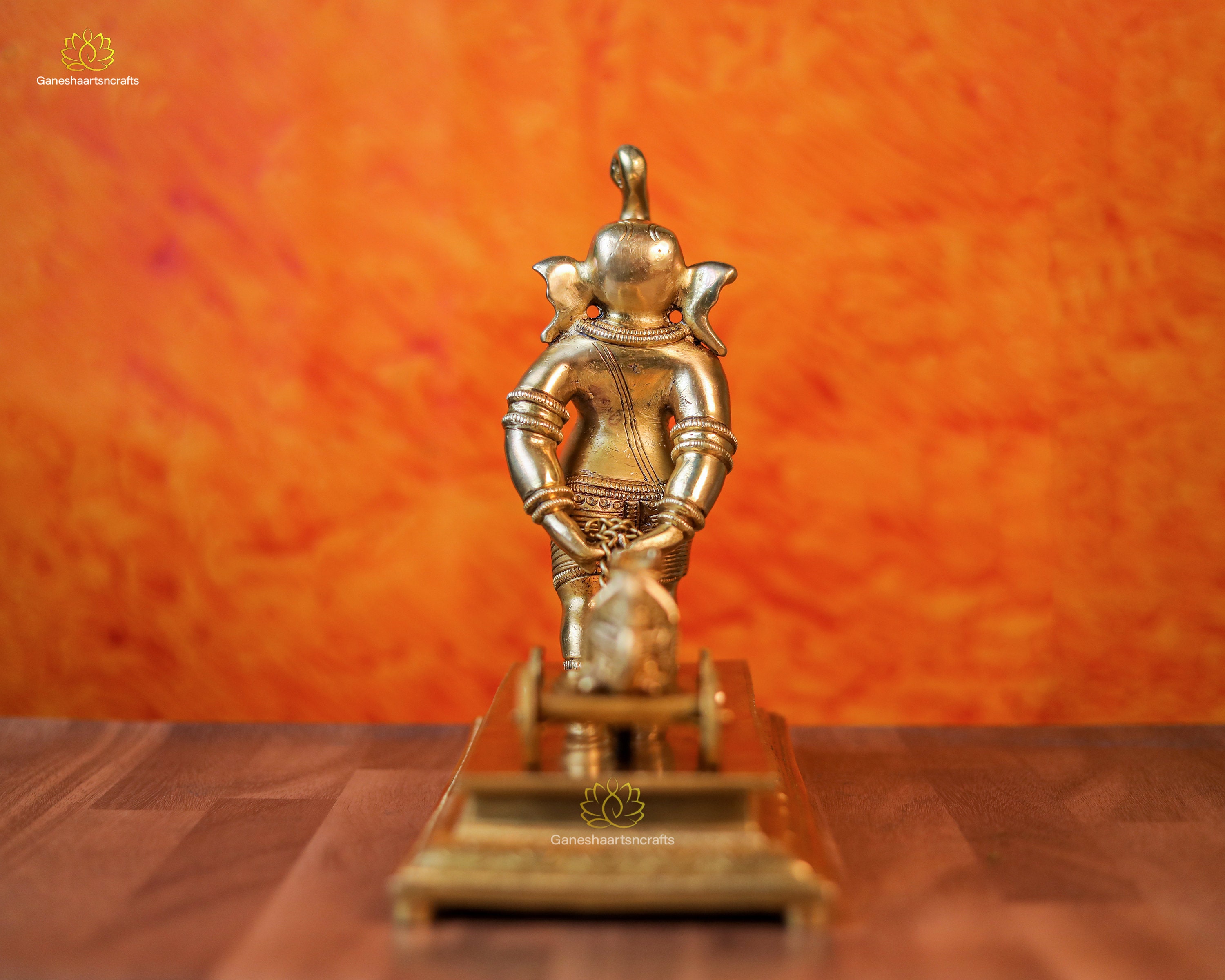 Ganesha Statue Brass Ganesha Statue Ganesh Rath Statue - Etsy