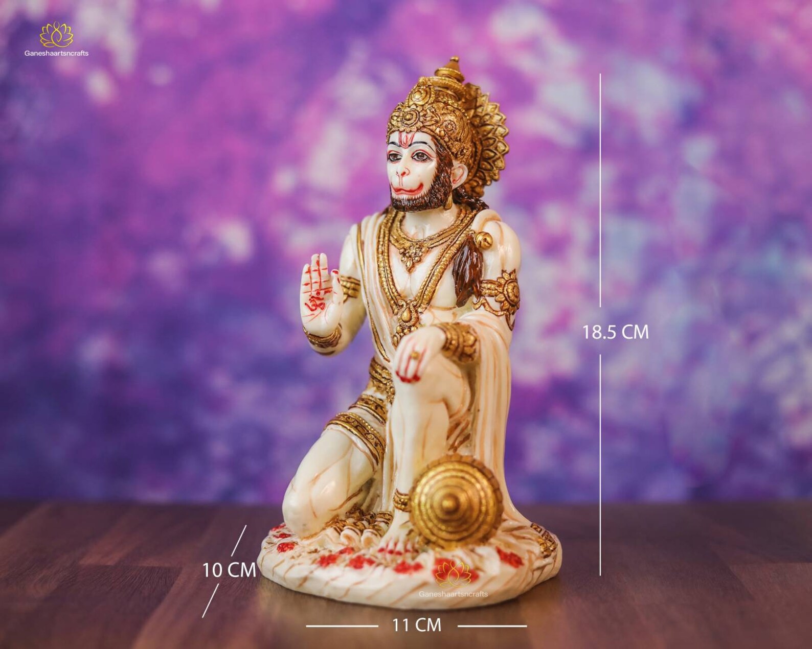 Hanuman Statue Sitting Hanuman statue God of Strength | Etsy