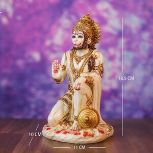 Hanuman Statue Sitting Hanuman statue God of Strength | Etsy