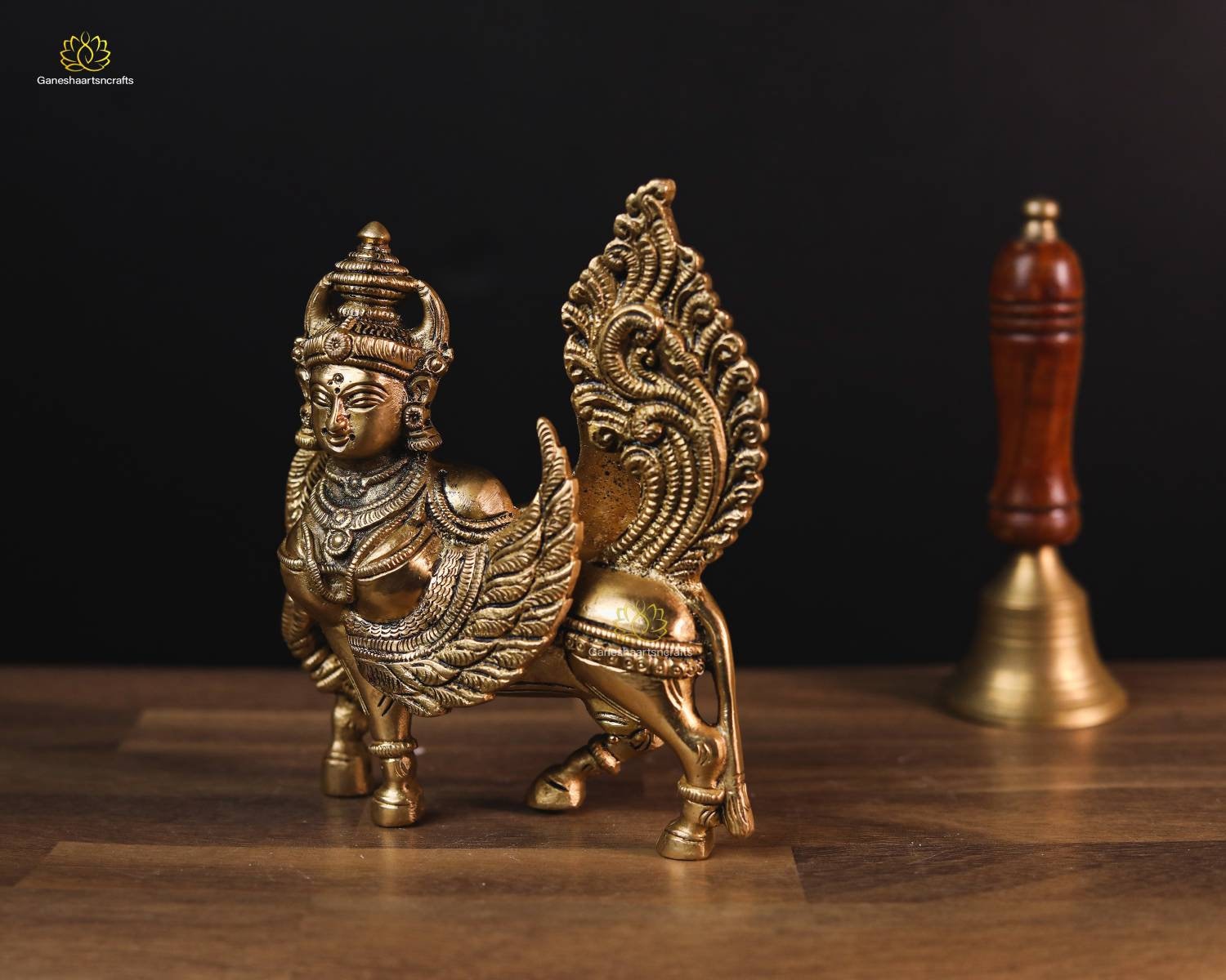 Kamadhenu Statue Brass Cow Statue Surabhi Statue Gou - Etsy