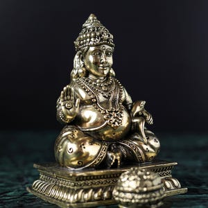 Kuber Idol | Lord Kuvera God | Kuberan | 12.5 Cmtall | God OF Wealth N ...