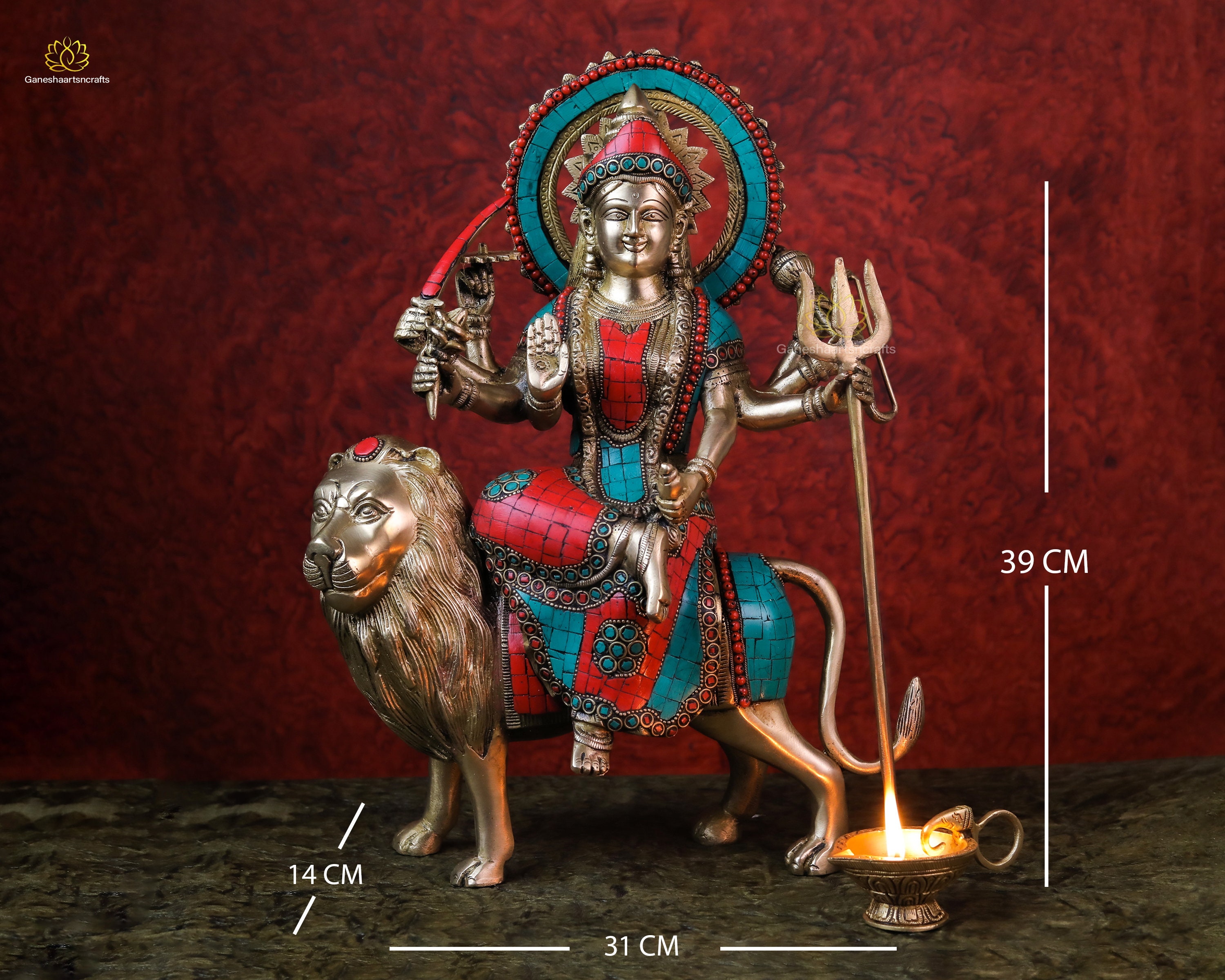 Durga Statue Devi Durga Statue Parvati Statue Ambika - Etsy UK