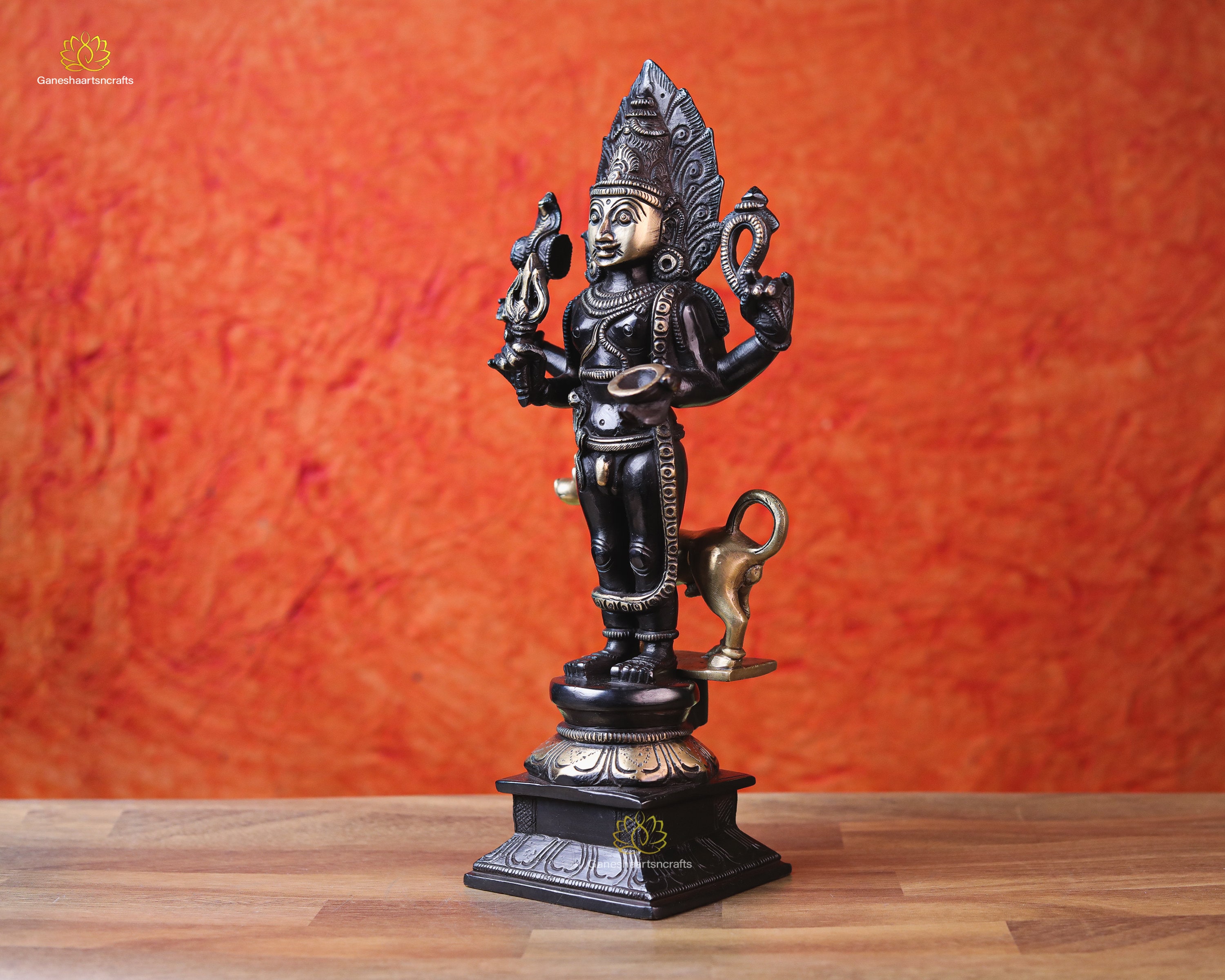 Bhairava Statue Brass Bhairav Statue Maha Kala Bhairava | Etsy