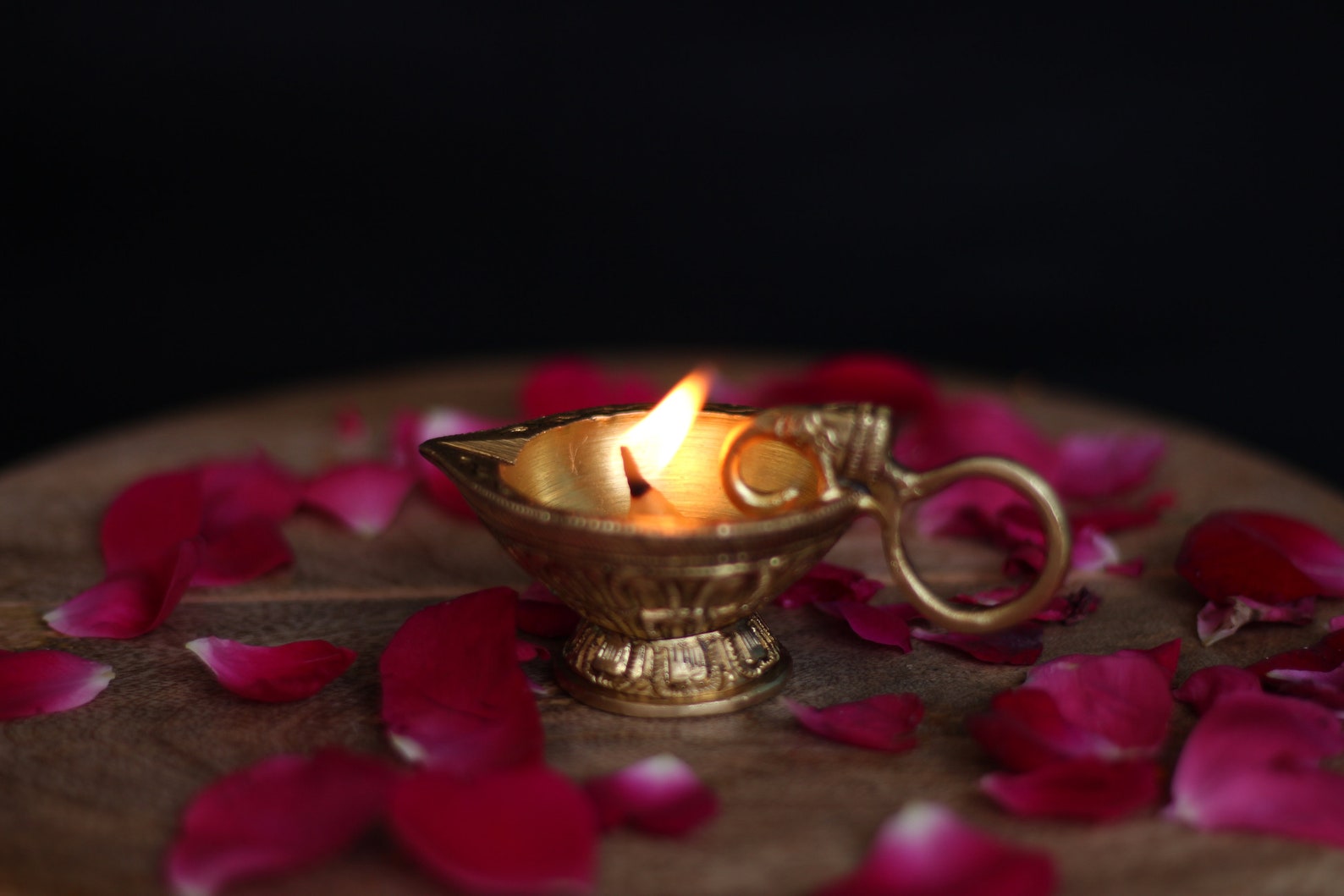 Small Diya Brass Small Deepak Oil Wick Brass Diya Brass - Etsy