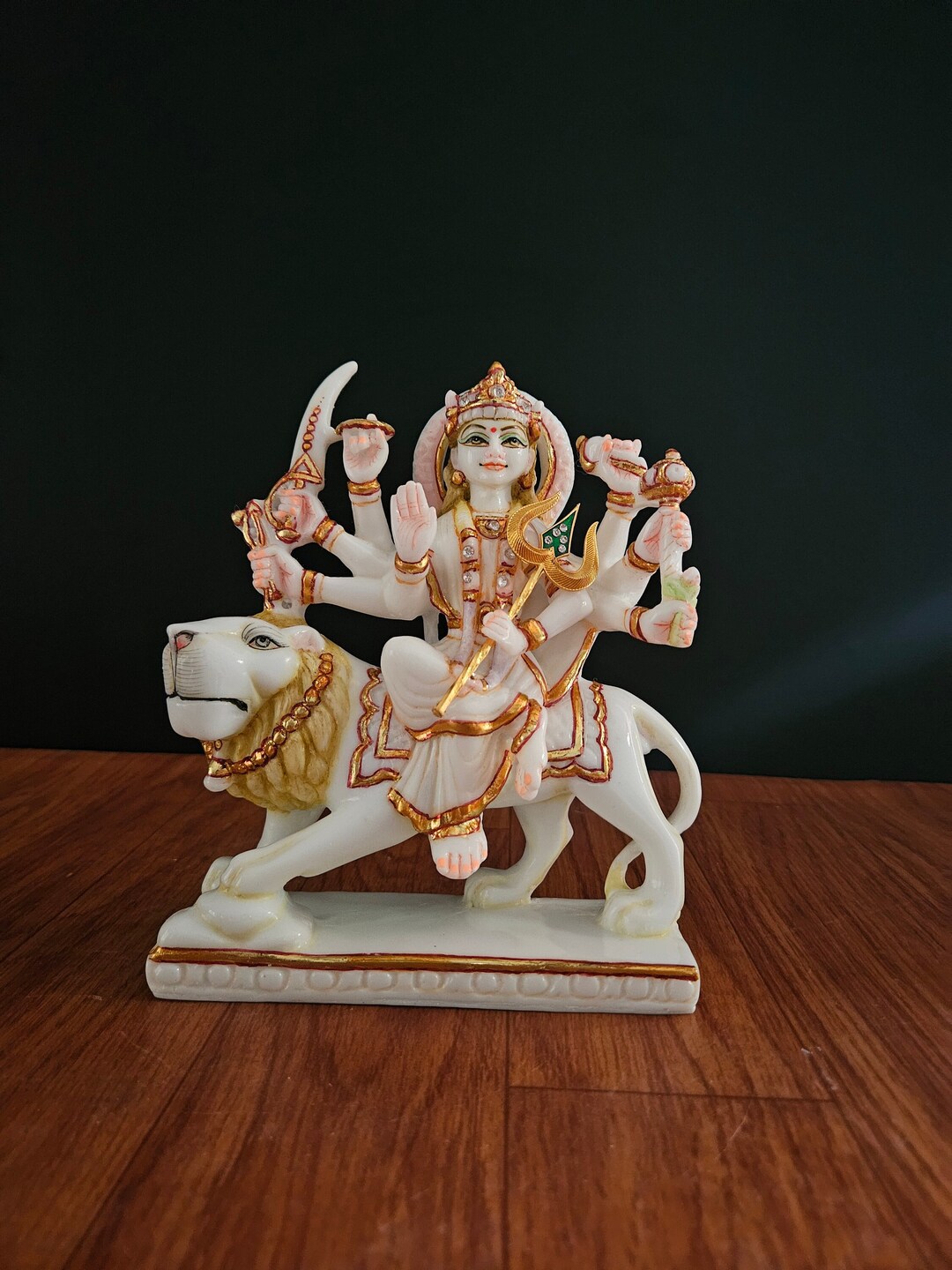 Durga Statue | Cultured Marble Durga Idol |divine Mother Idol | Hindu ...