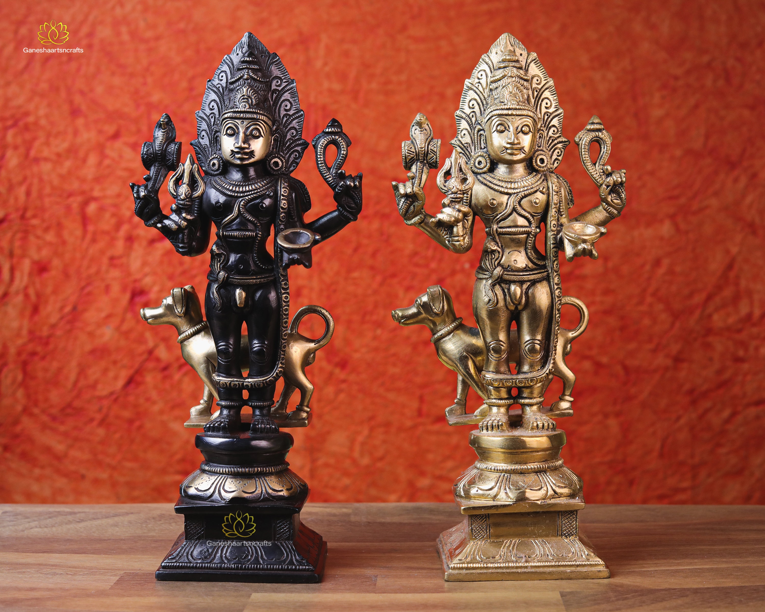 Bhairava Statue Brass Bhairav Statue Maha Kala Bhairava | Etsy