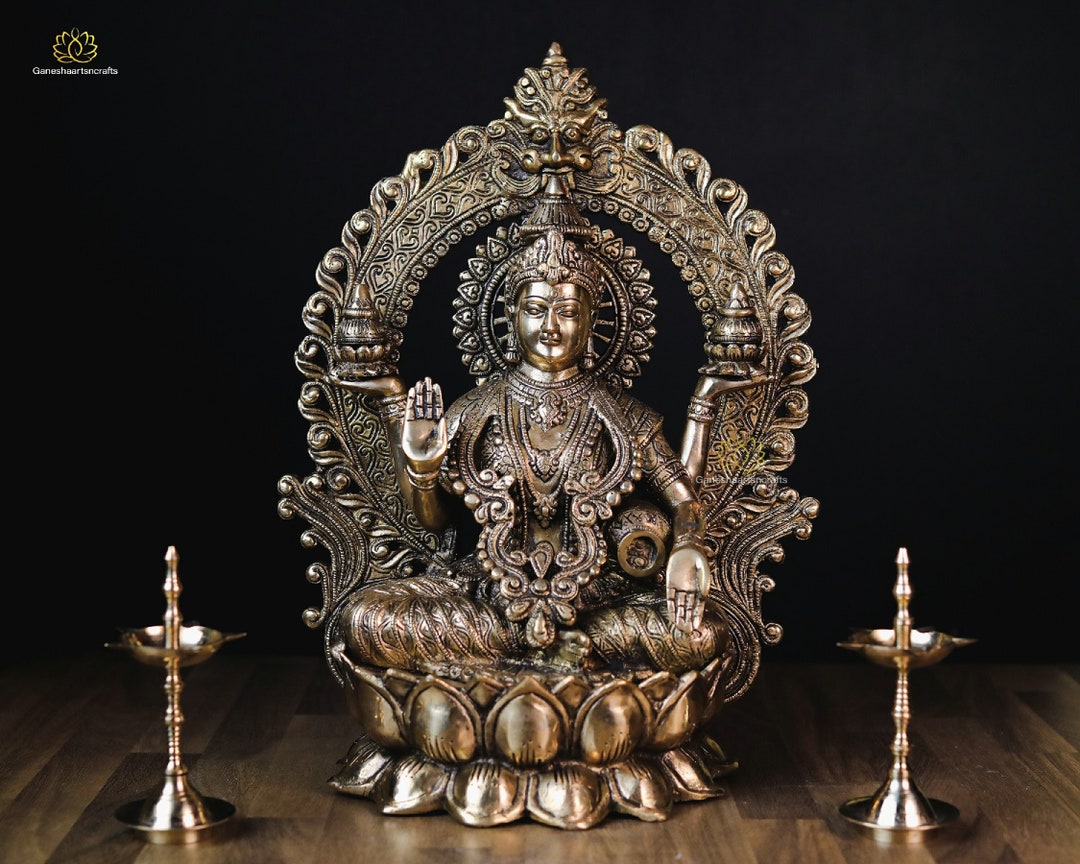 Lakshmi Statue | Goddess of Health | Wealth | Prosperity | Hindu ...