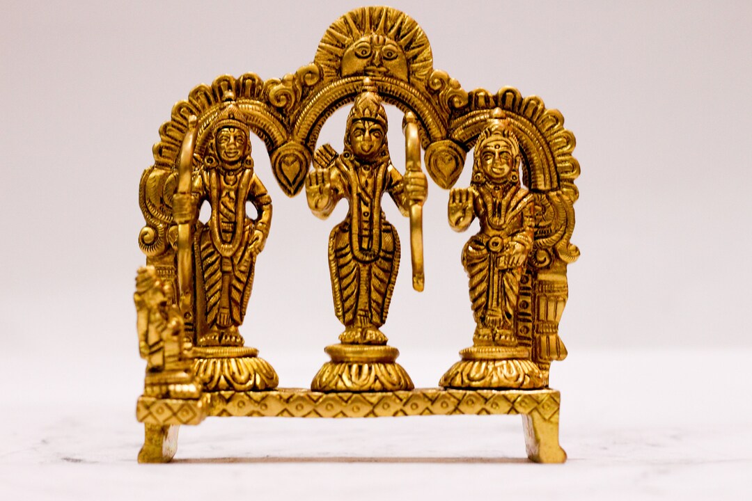 Ramdarbar Statue | 5.5"inch | Lord Ram | Lord Hanuman | Lord Lakshman ...