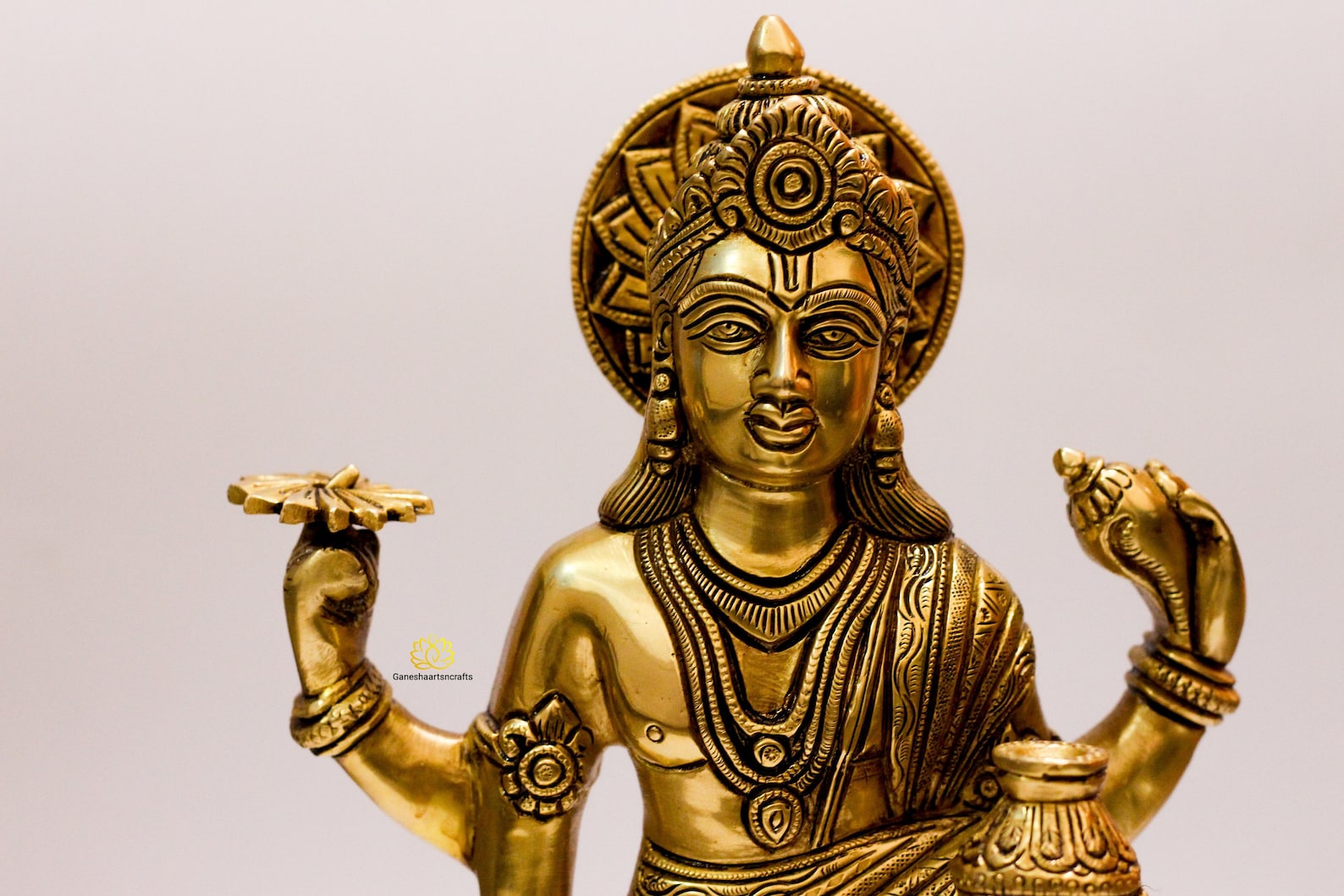 Dhanvantari Statue Lord Brass Dhanwantri God of Ayurveda | Etsy