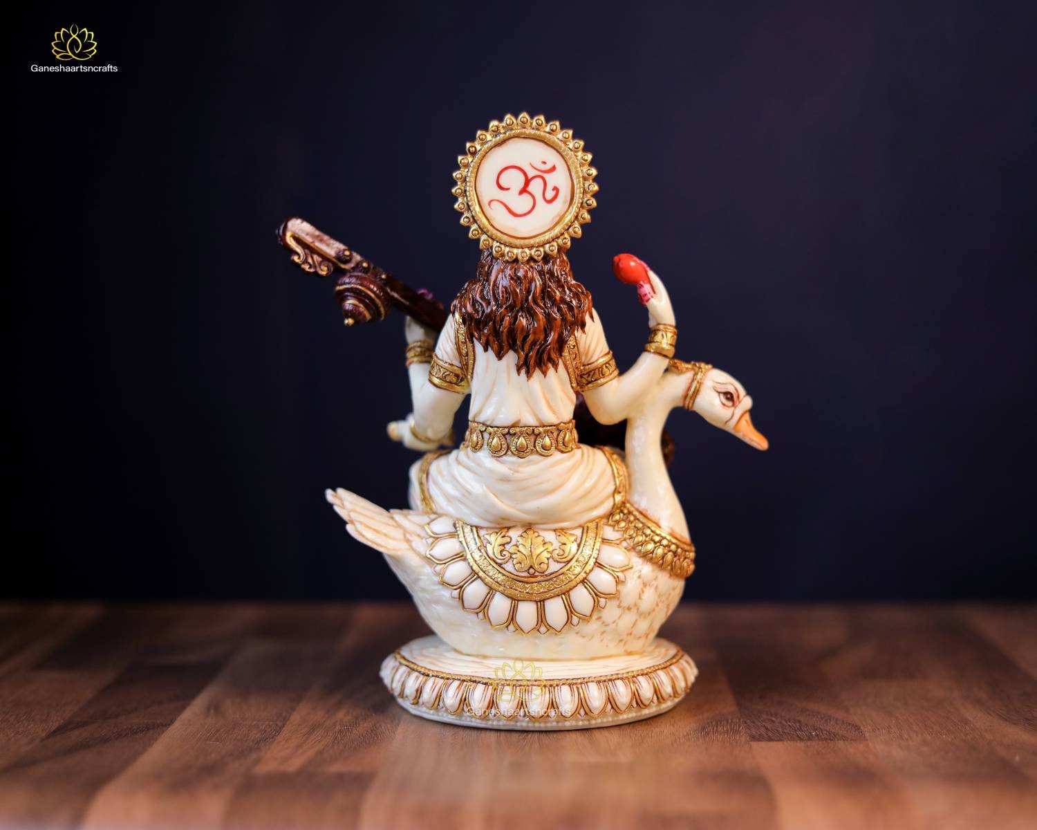 Sarswati Statue Saraswati on Swan God of Wisdom Goddess - Etsy
