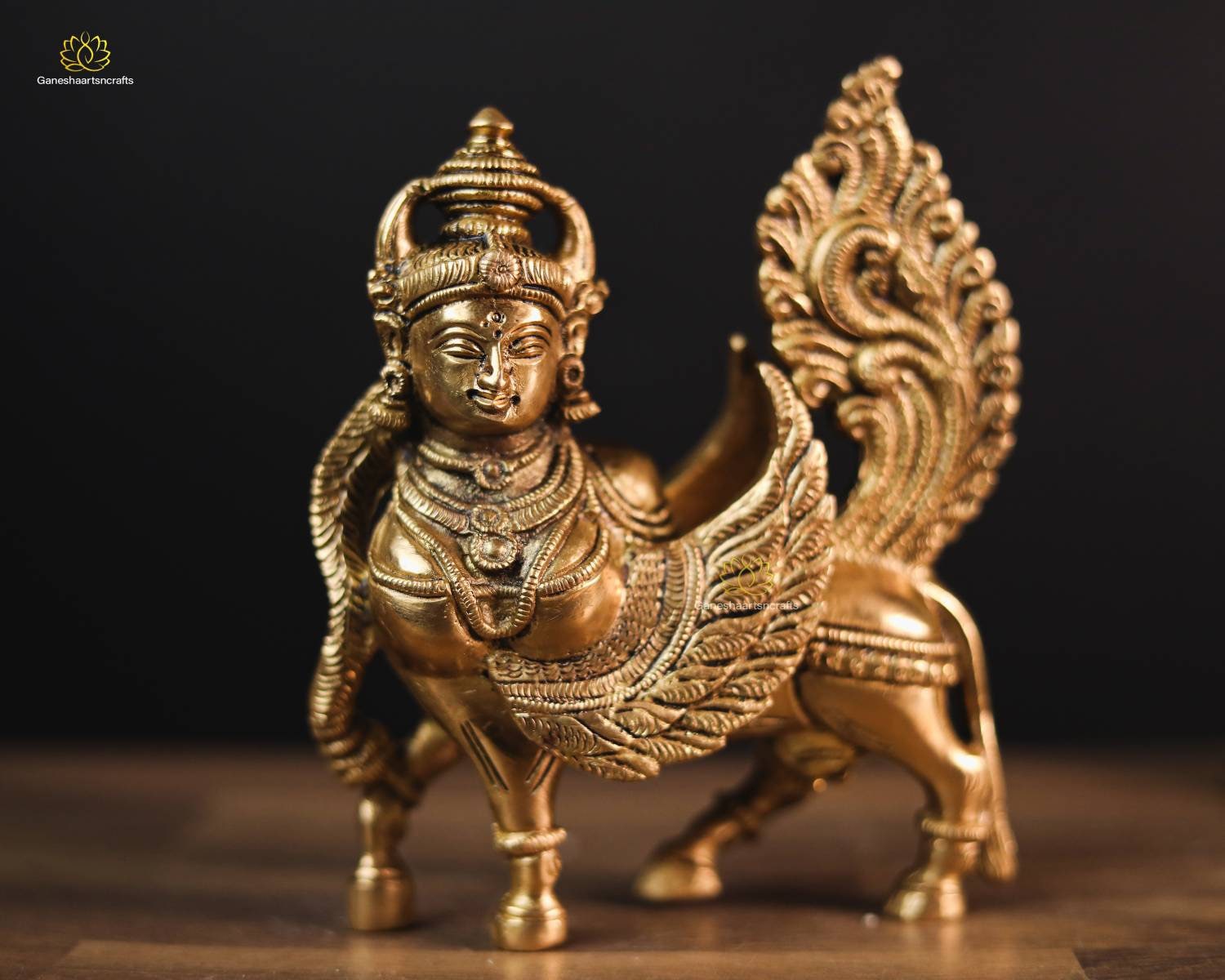 Kamadhenu Statue Brass Cow Statue Surabhi Statue Gou - Etsy